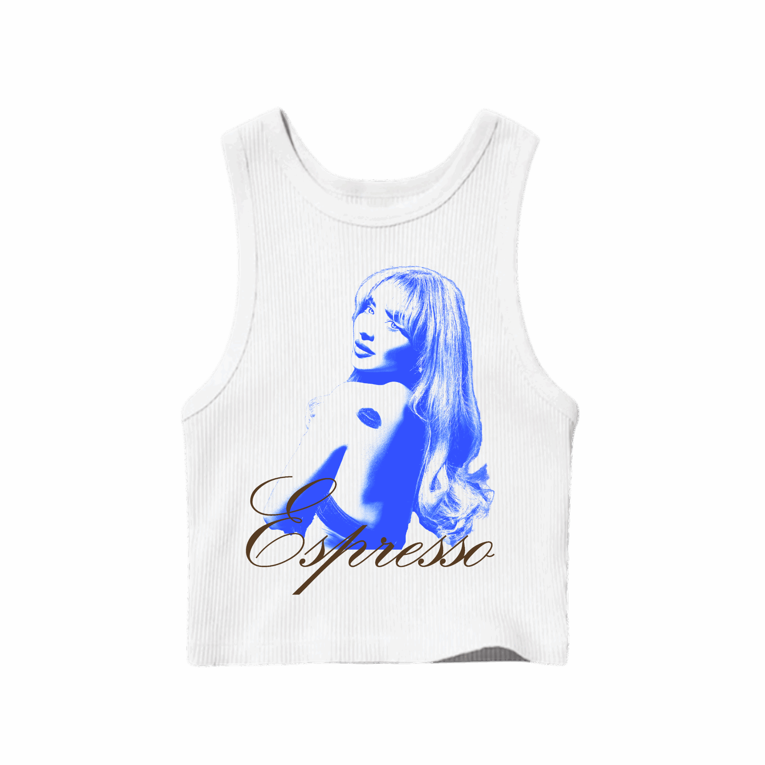 Tank Top Sabrina Carpenter #2 – Blanco - Van Gogh Uy